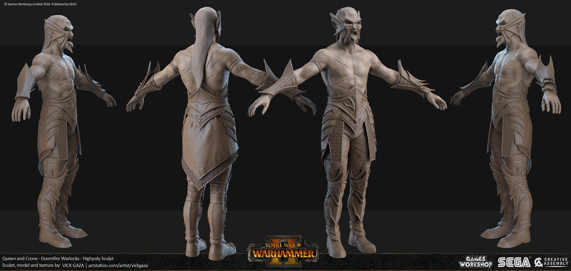 Doomfire Warlocks - Total War: Warhammer 2 — Vick Gaza - Creature ...