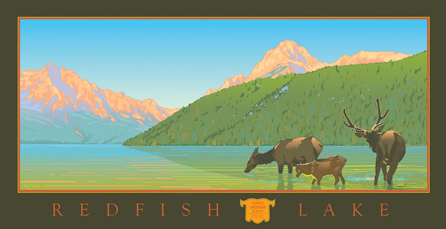 Redfish Lake Logo
