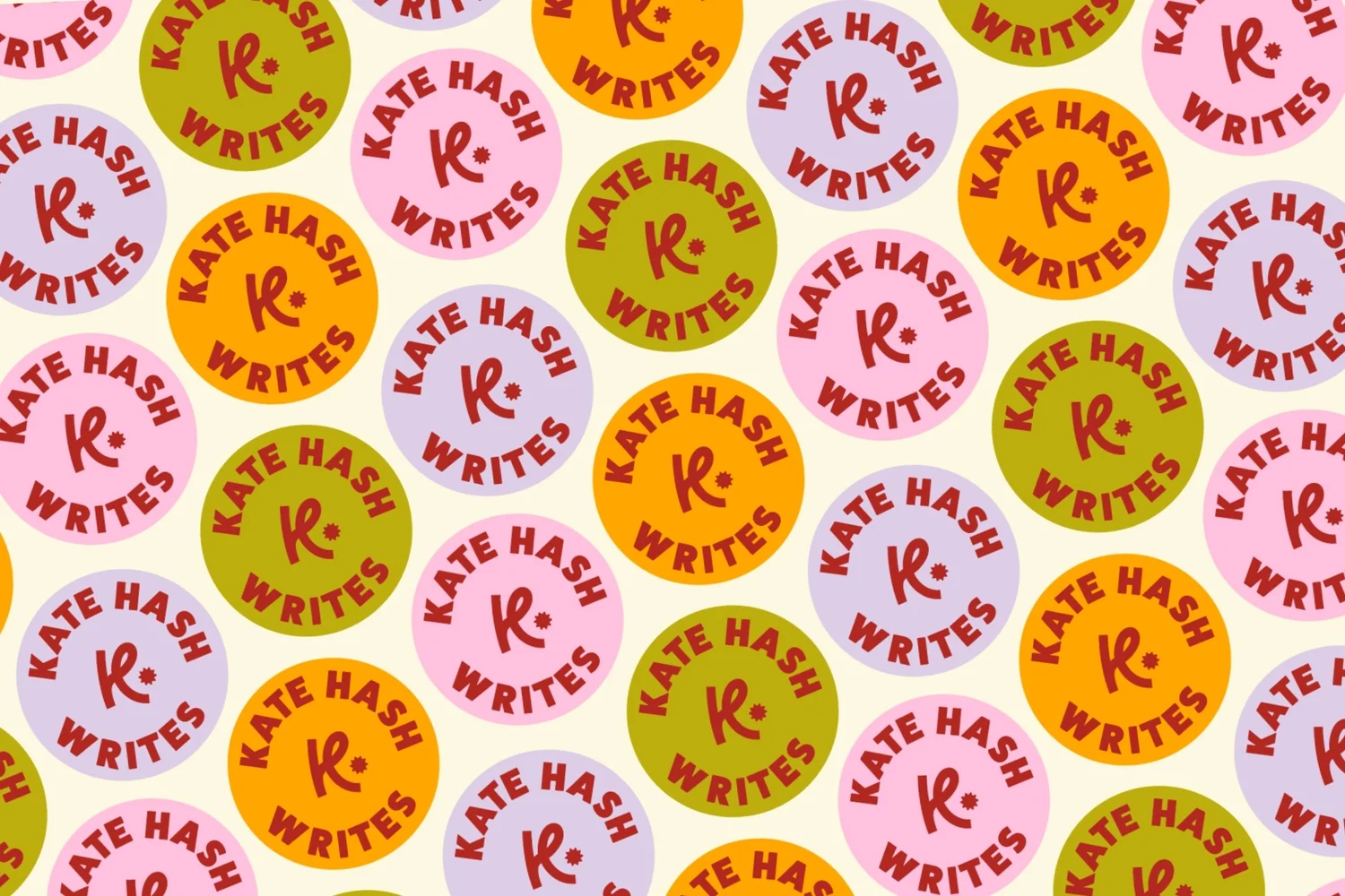 Kate Hash Author and Substack Branding — Daisy Creative Co.