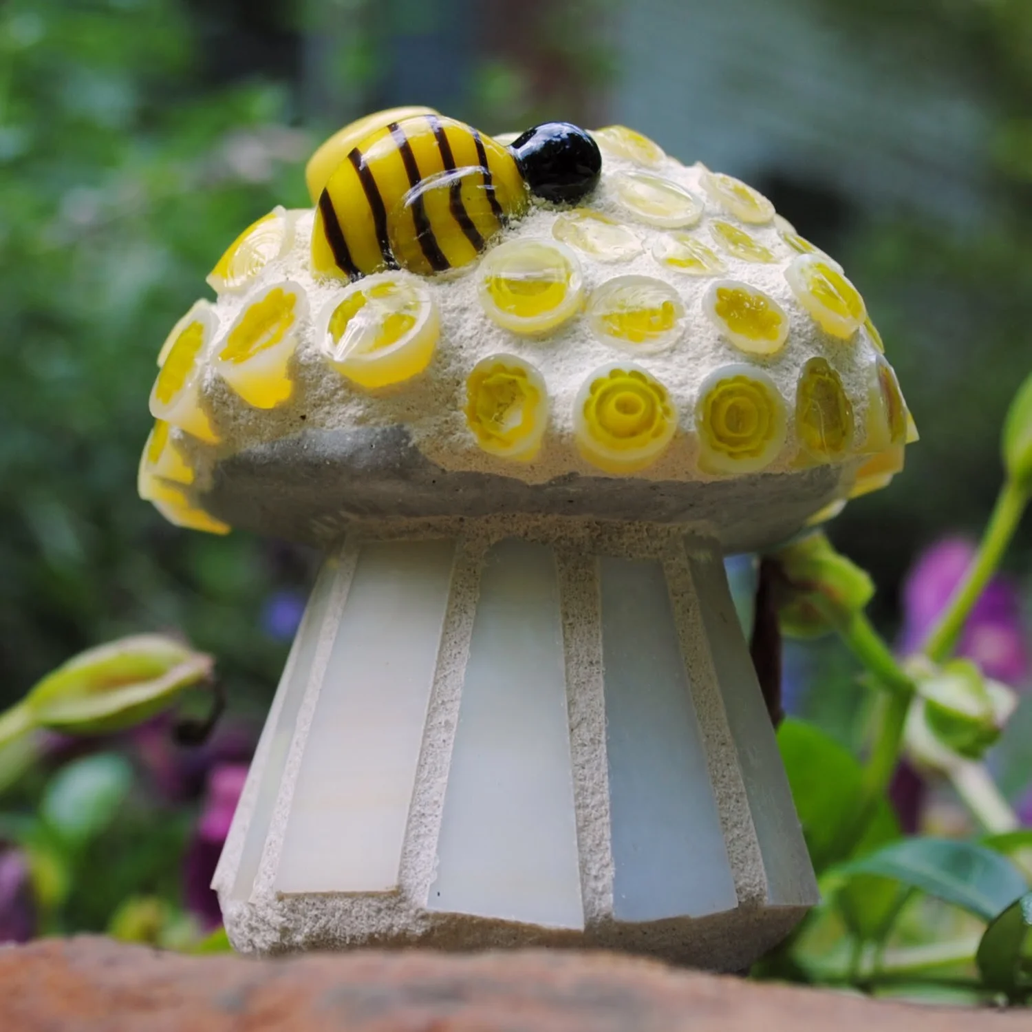 mosaic toadstools — brendapokornymosaics.com