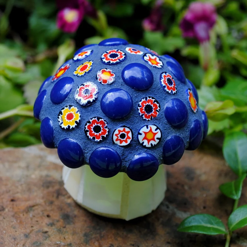 mosaic toadstools — brendapokornymosaics.com