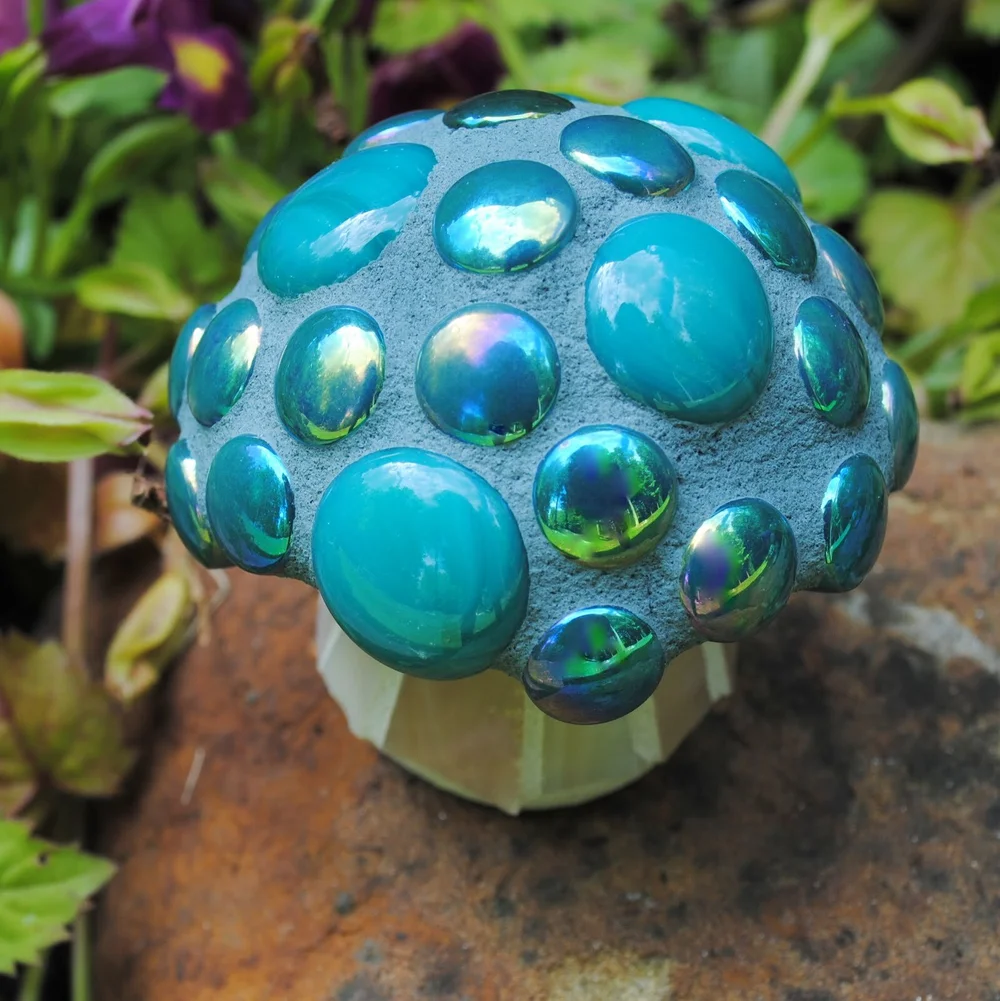 mosaic toadstools — brendapokornymosaics.com