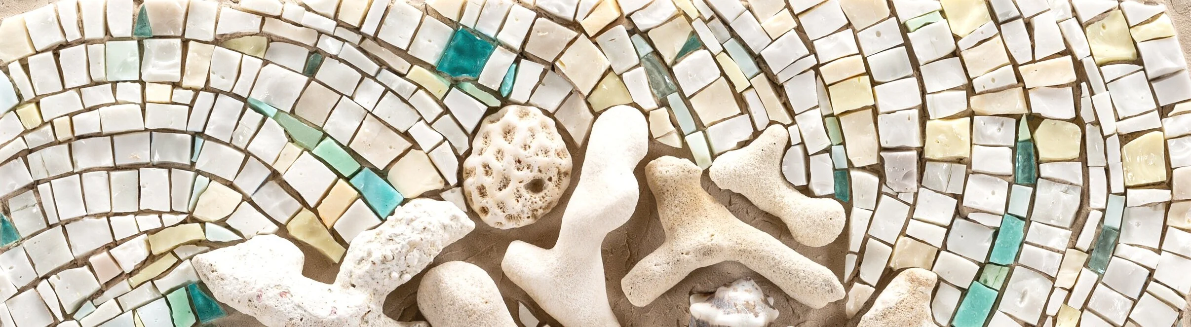 Mosaic art inspired by beach and oceans by Brenda Pokorny ...