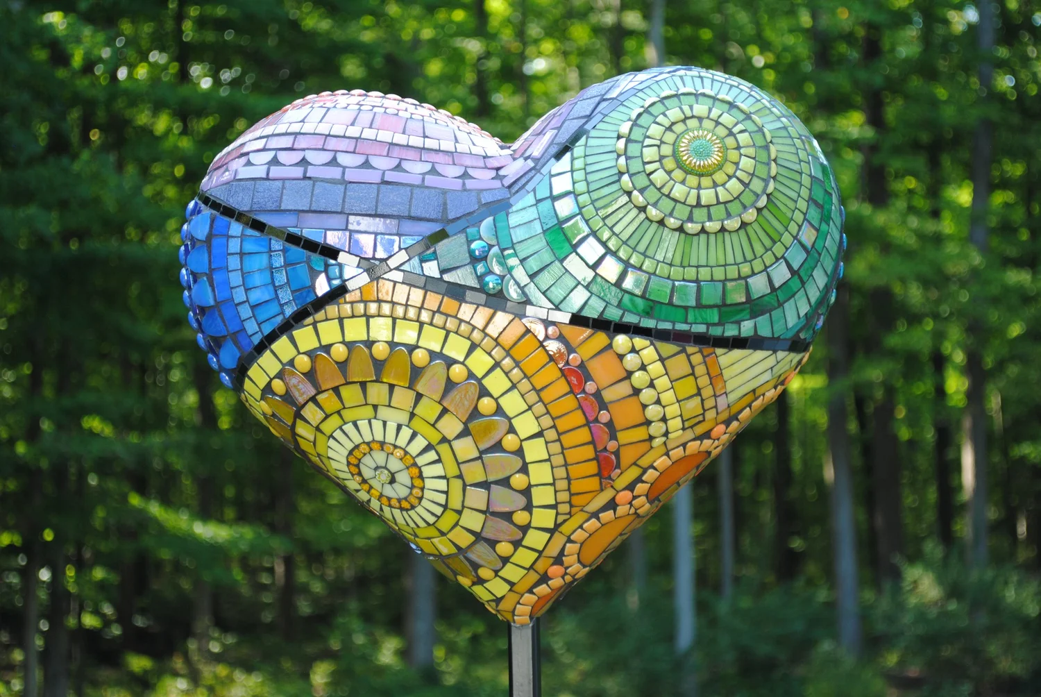 mosaic mini hearts — brendapokornymosaics.com
