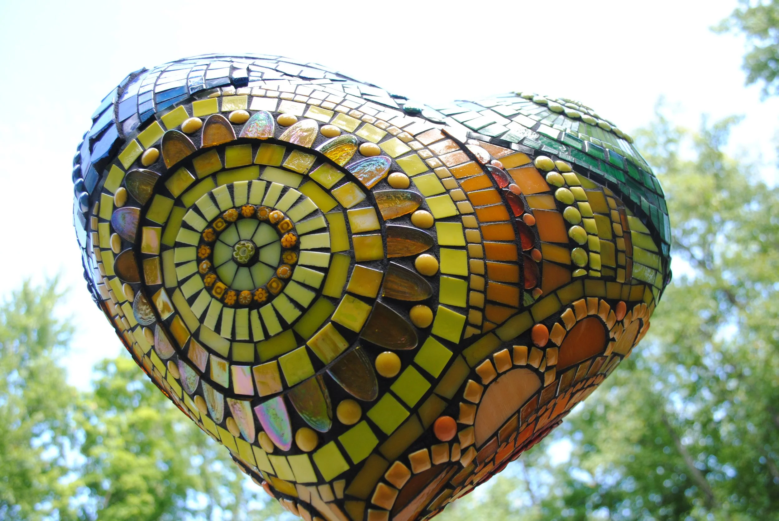 mosaic mini hearts — brendapokornymosaics.com