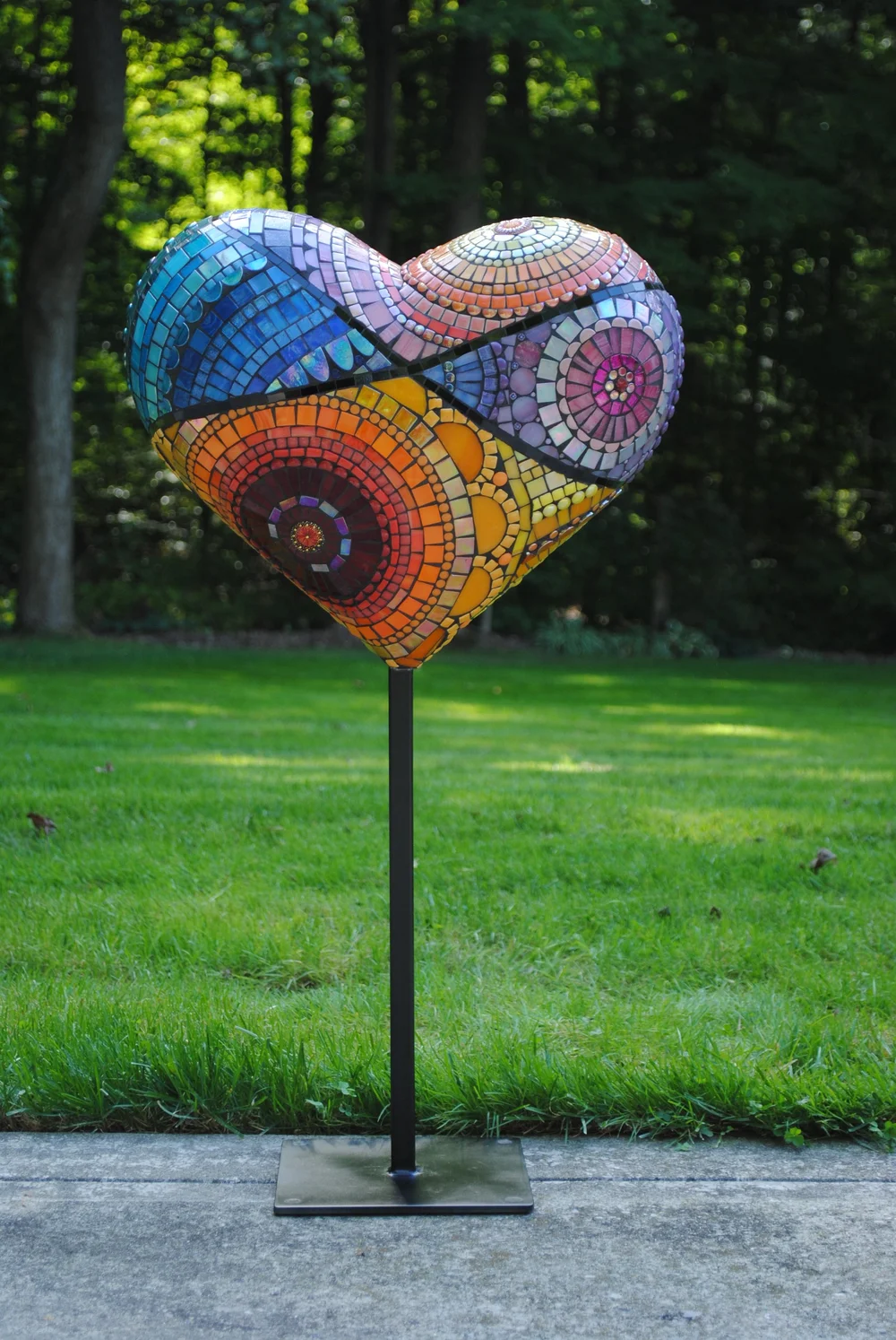 mosaic mini hearts — brendapokornymosaics.com