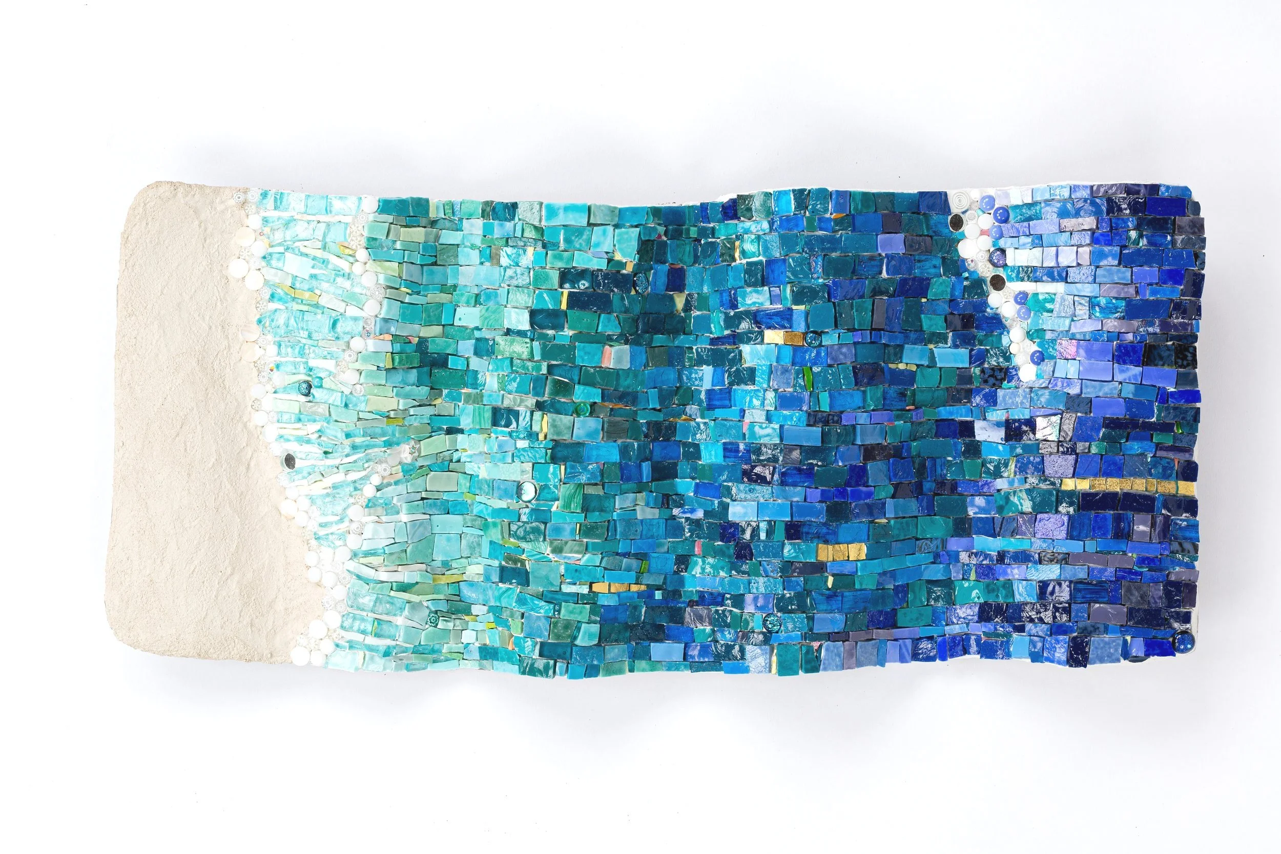 Mosaic art inspired by beach and oceans by Brenda Pokorny ...