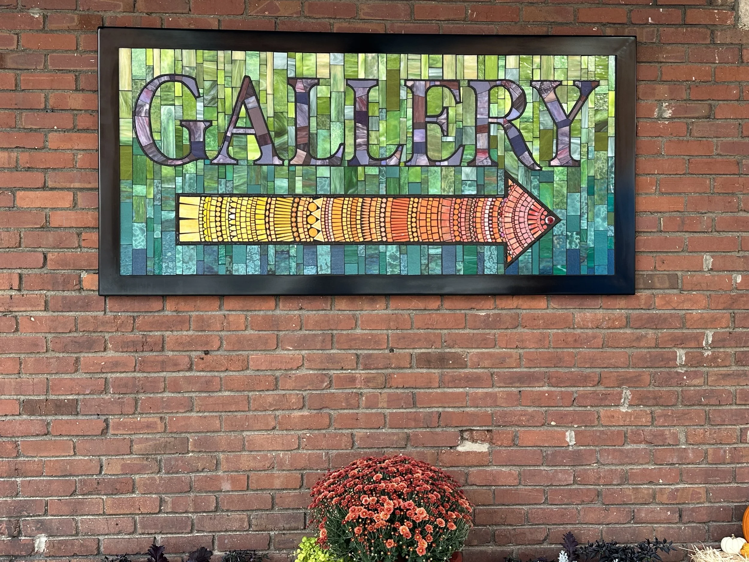 New mosaics in the studio and exhibition news — brendapokornymosaics.com