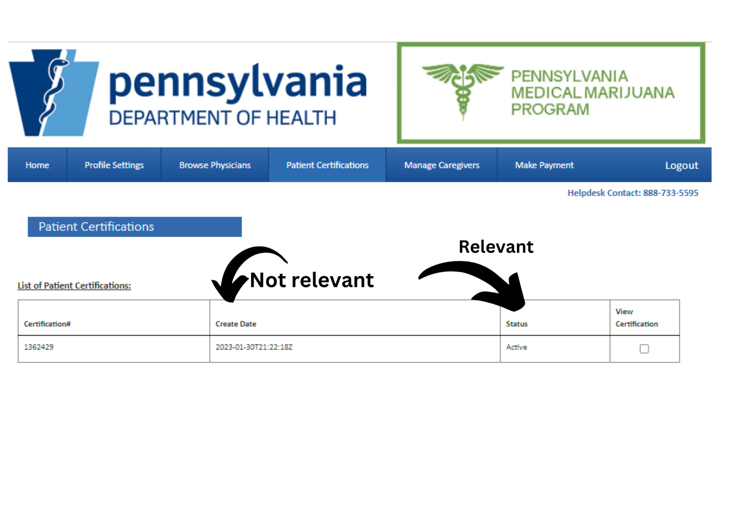 PA DOH LOGIN — Green Bridge Society