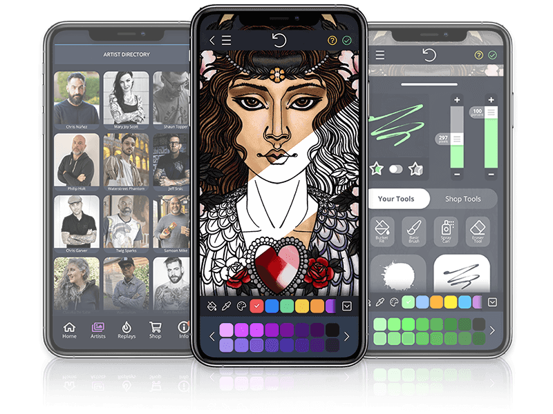Best Online Coloring Book - Color Collab: Digital Coloring Book