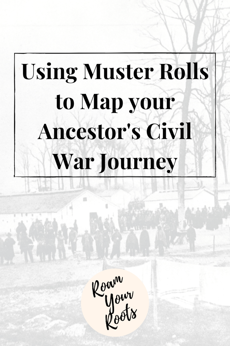Using Muster Rolls to Map your Ancestor’s Civil War Journey — Roam Your ...
