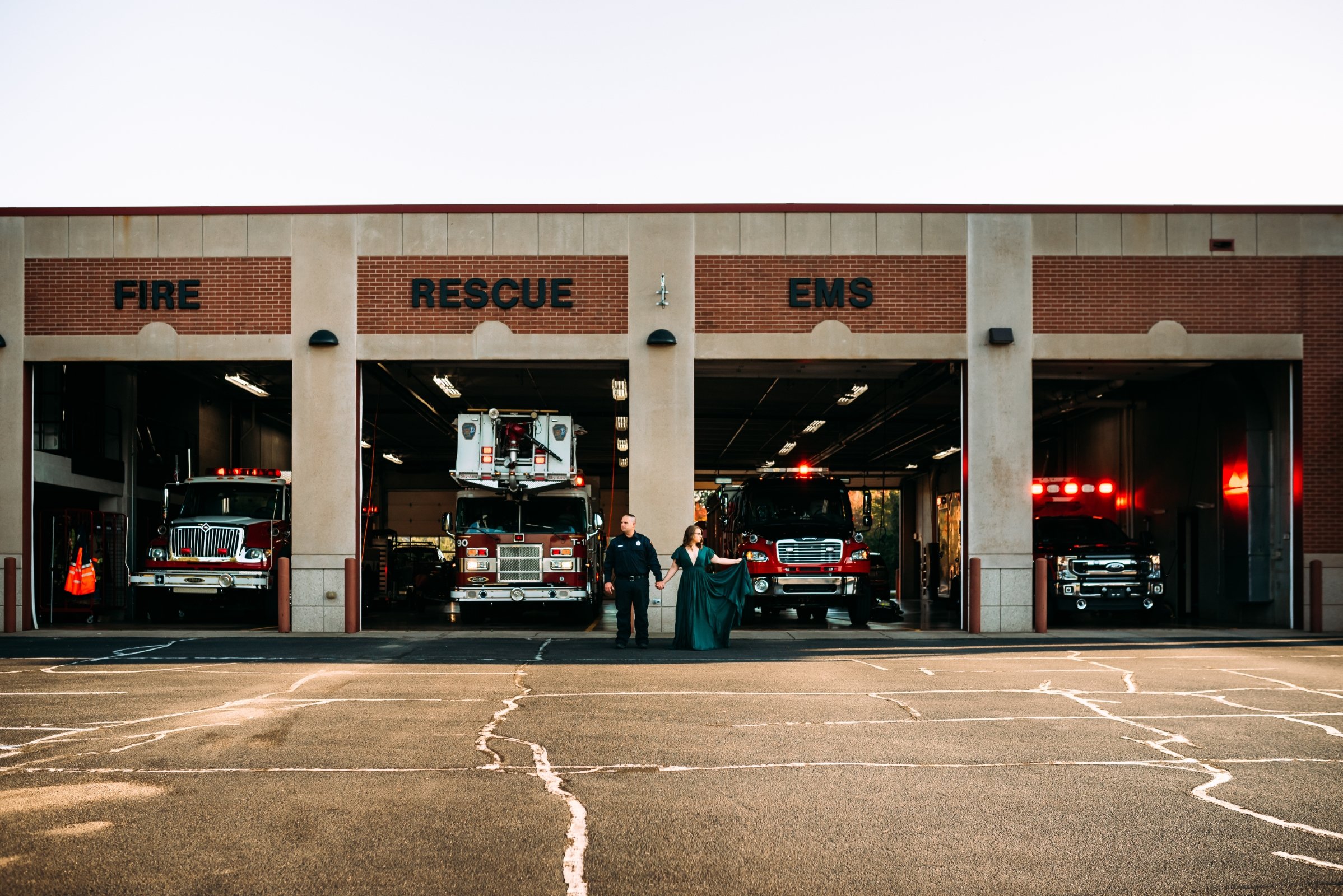 Firefighter Engagement Session in Wausau | Wisconsin Photographer ...