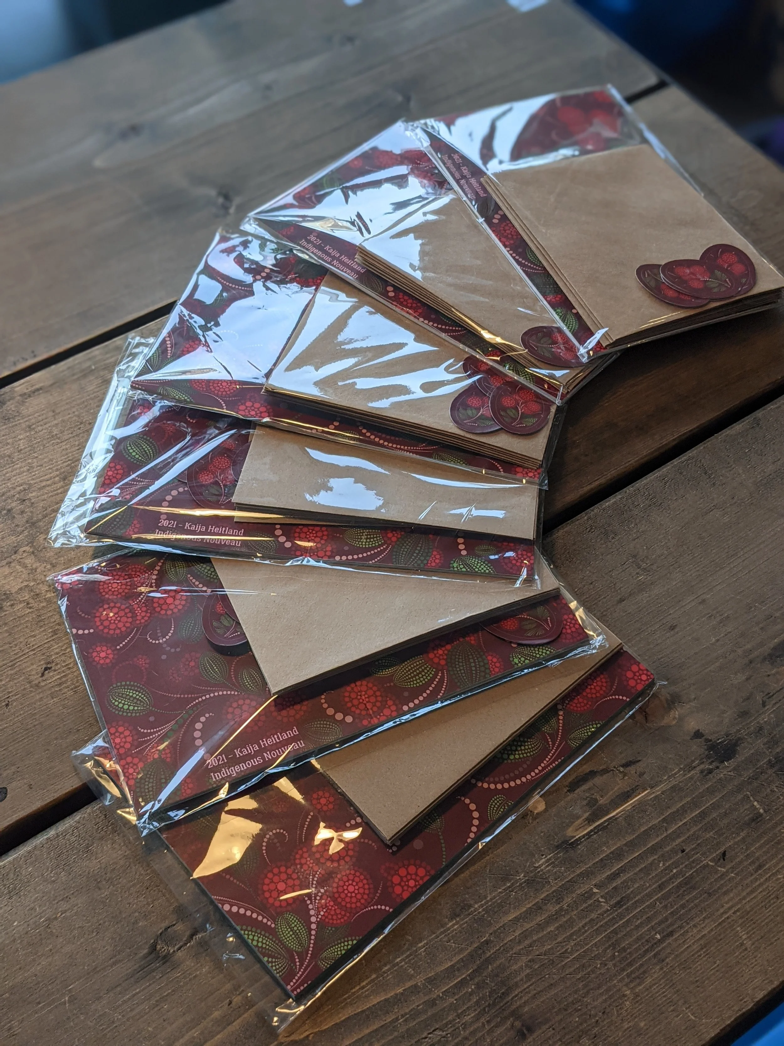 Recycled Paper Greeting Cards — Indigenous Nouveau