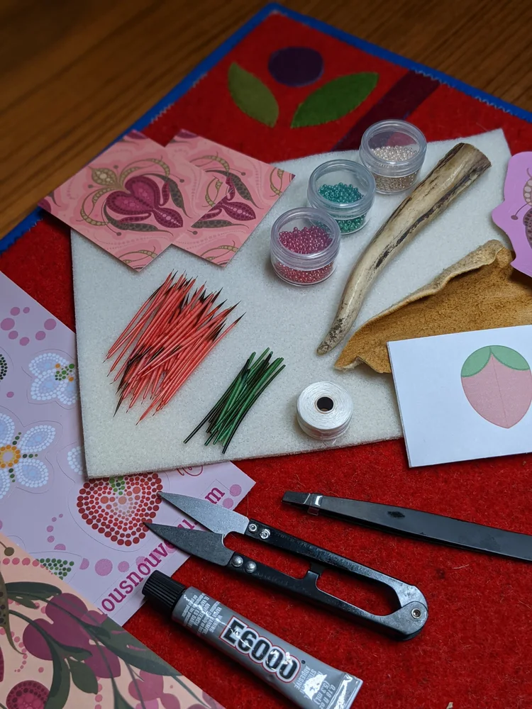 Beaded Poppy Kit — Indigenous Nouveau