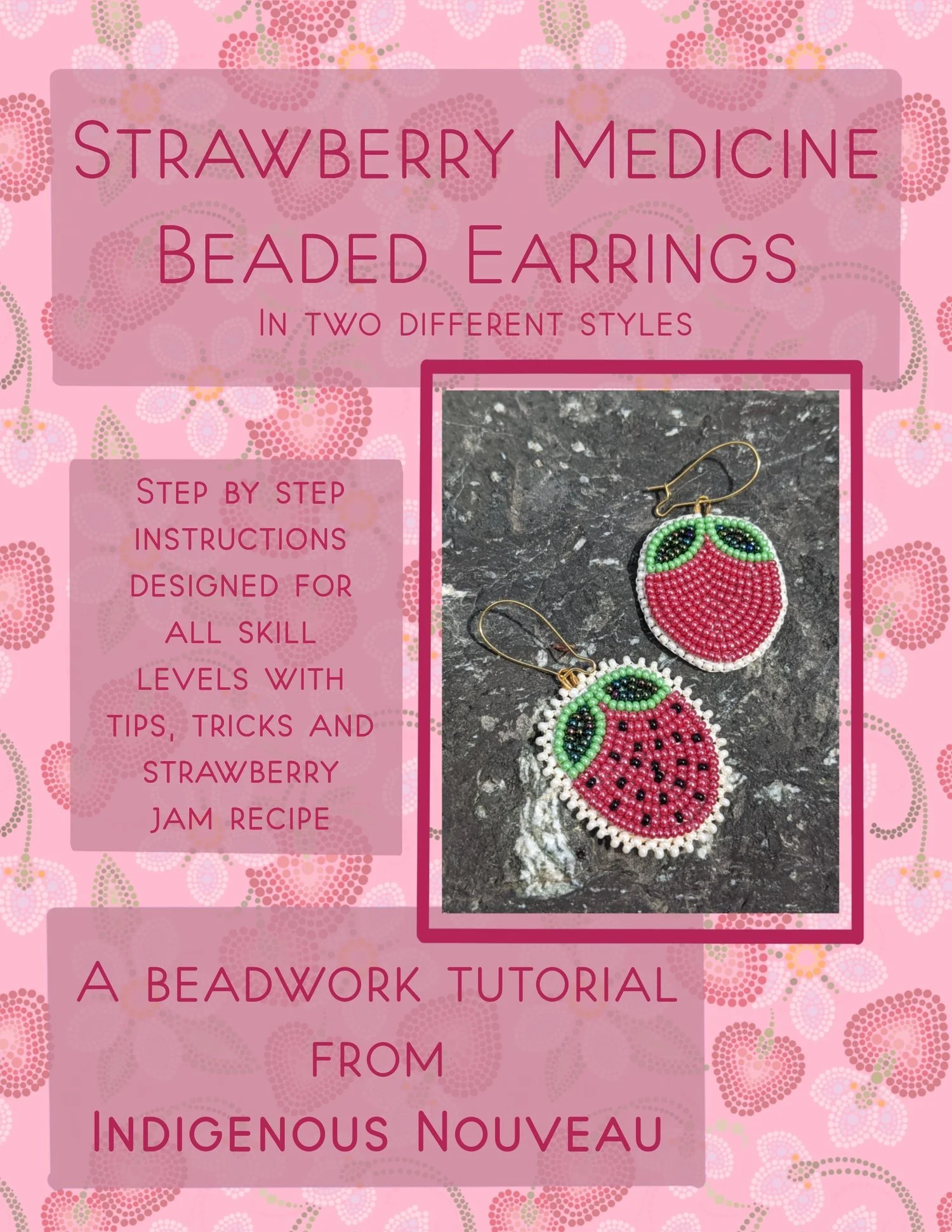 Beaded Poppy Kit — Indigenous Nouveau