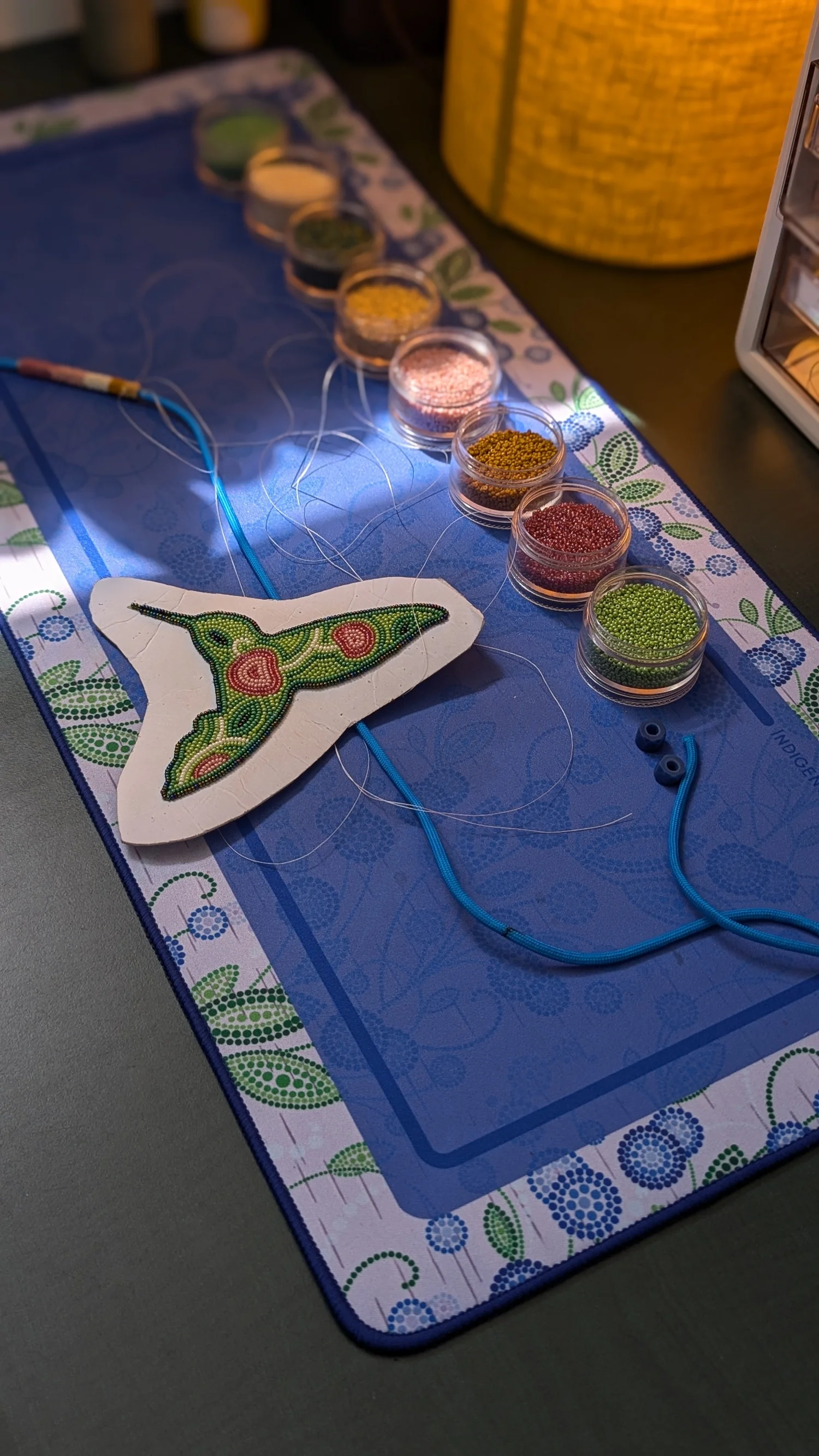 Beaded Poppy Kit — Indigenous Nouveau