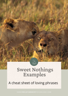 Sweet Nothings Examples — Ember Relationship Psychology