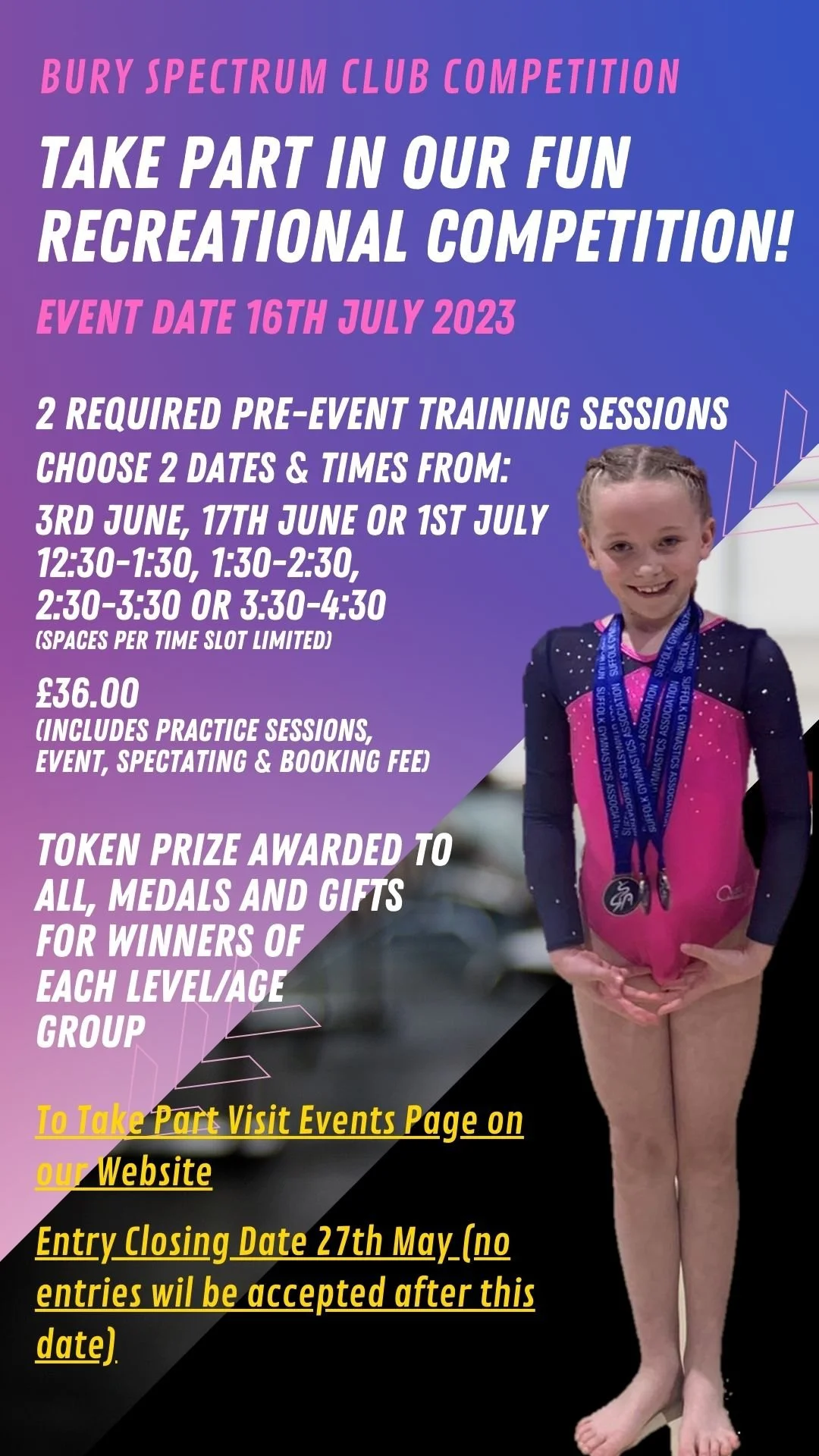 Recreational Club Competition — Bury Spectrum Gymnastics