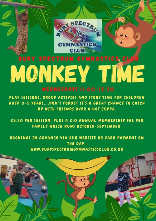 Monkey Time (Under 5's) & Family Play (Home ed & Childminders) — Bury ...