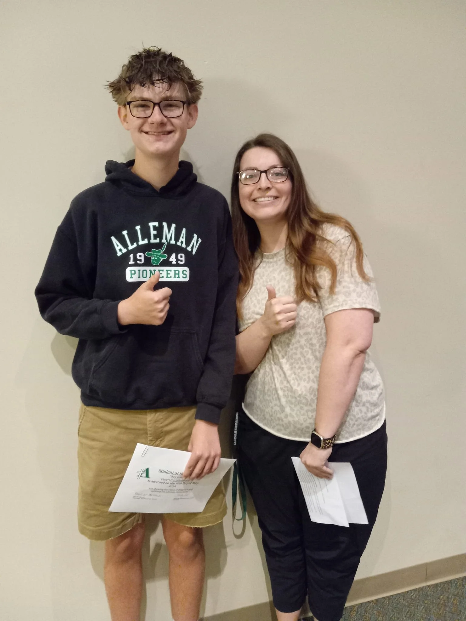 Students of the Month — Alleman Catholic High School