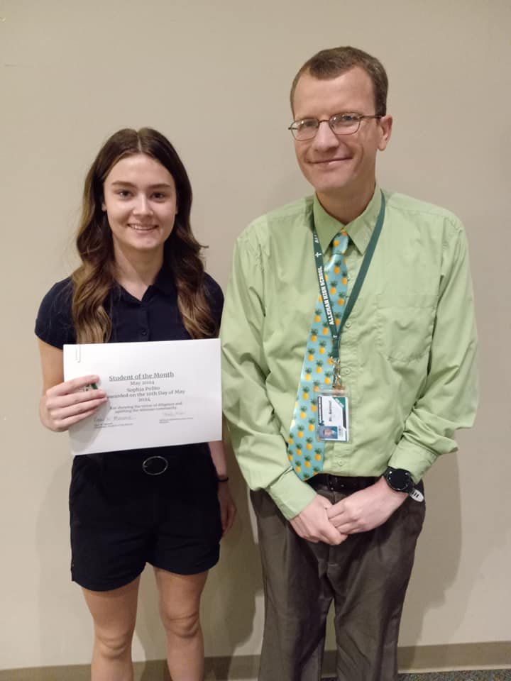 Students of the Month — Alleman Catholic High School