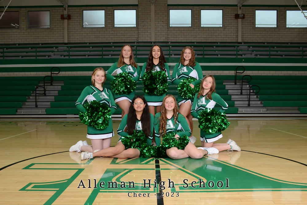 Basketball Cheerleading — Alleman Catholic High School