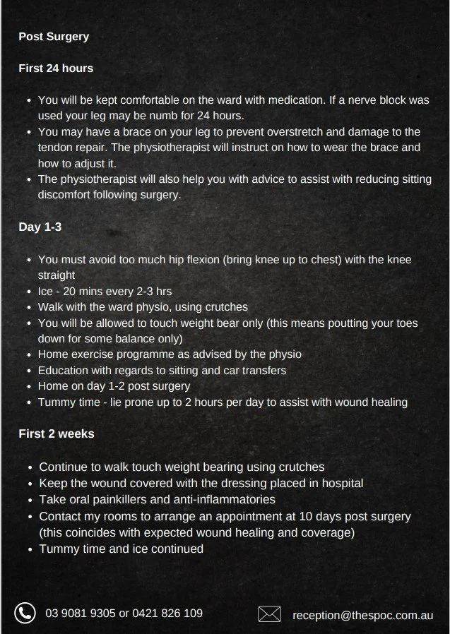 Proximal Hamstring — Sports Orthopaedic Centre