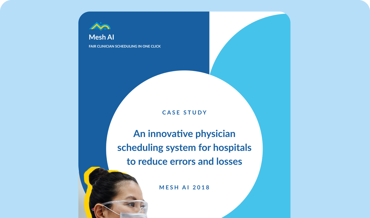 Mesh AI: Physician and provider Scheduling Software