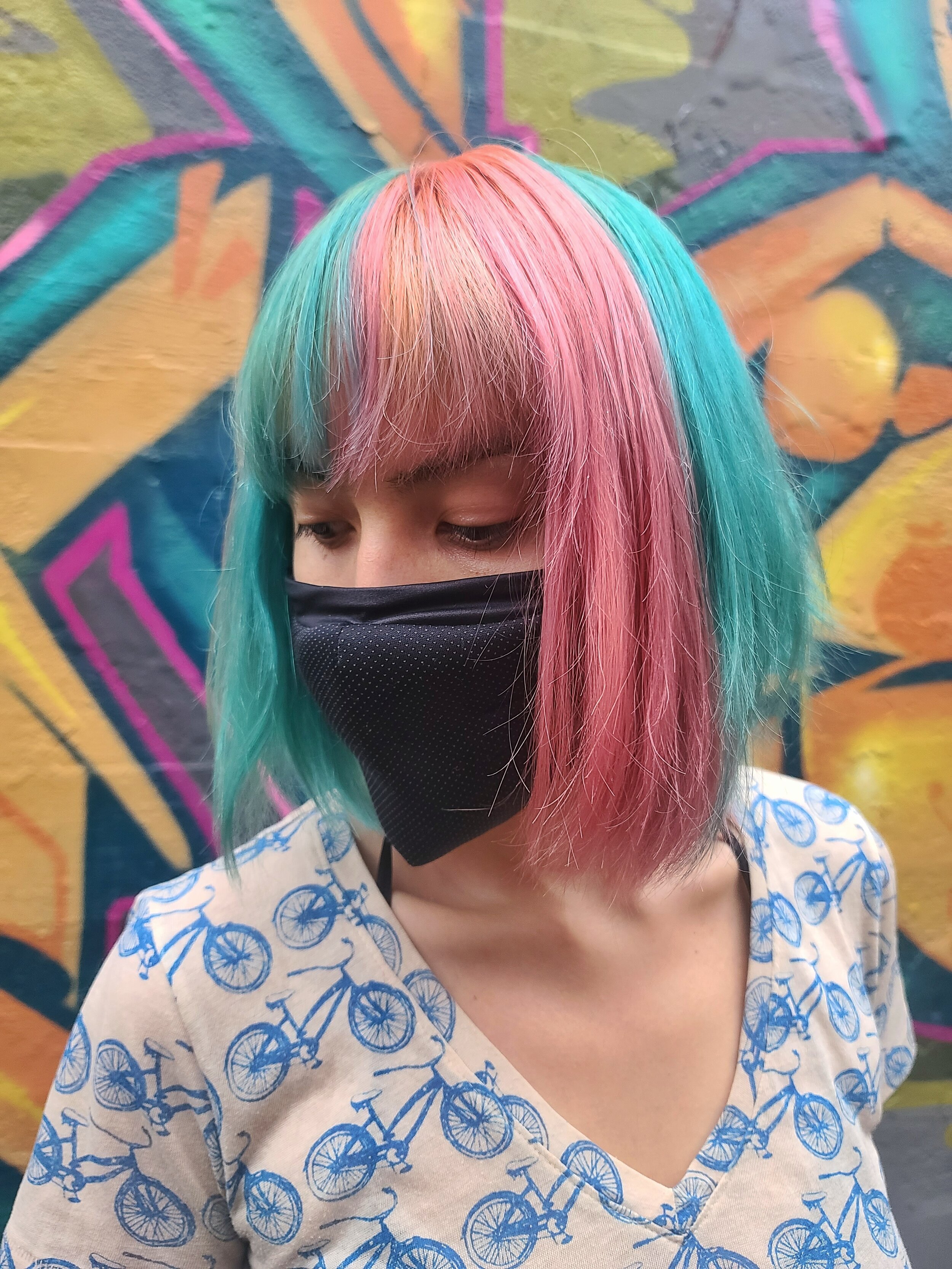 Light Pink And Blue Hair Tumblr