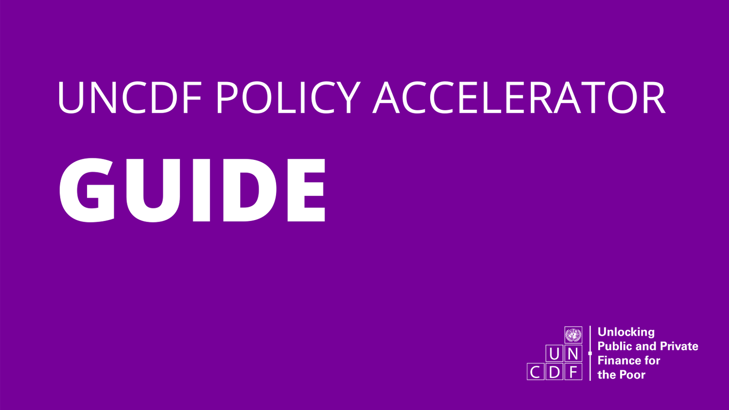Digital Financial Services — UNCDF Policy Accelerator
