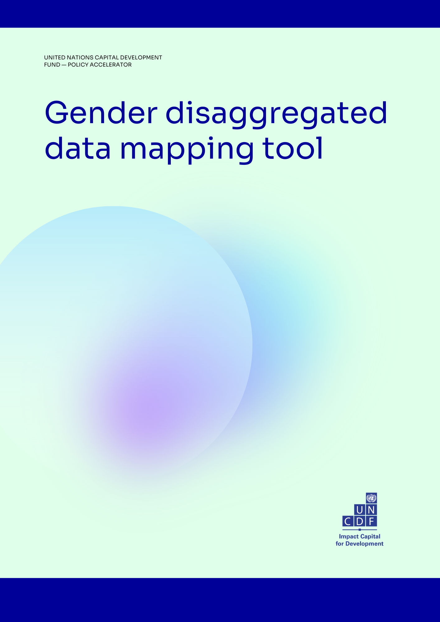 Gender disaggregated data mapping tool — UNCDF Policy Accelerator