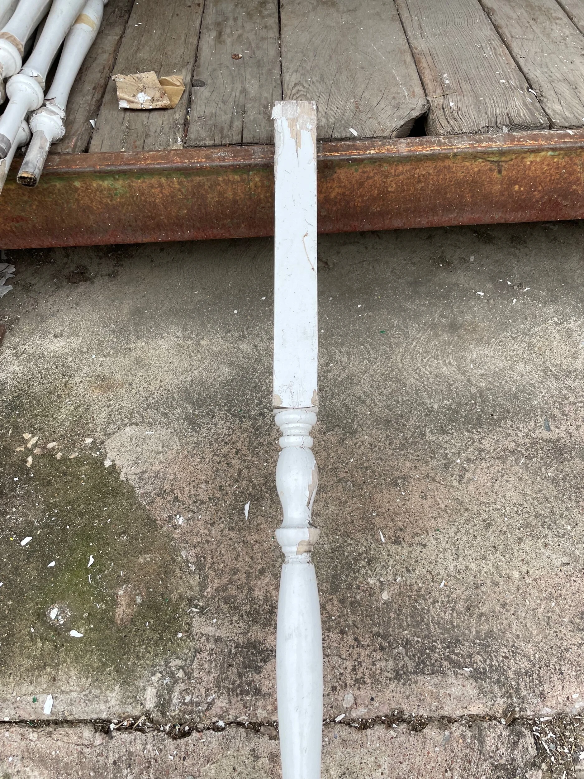 Antique Long Brass Handrail — Orr-Reed