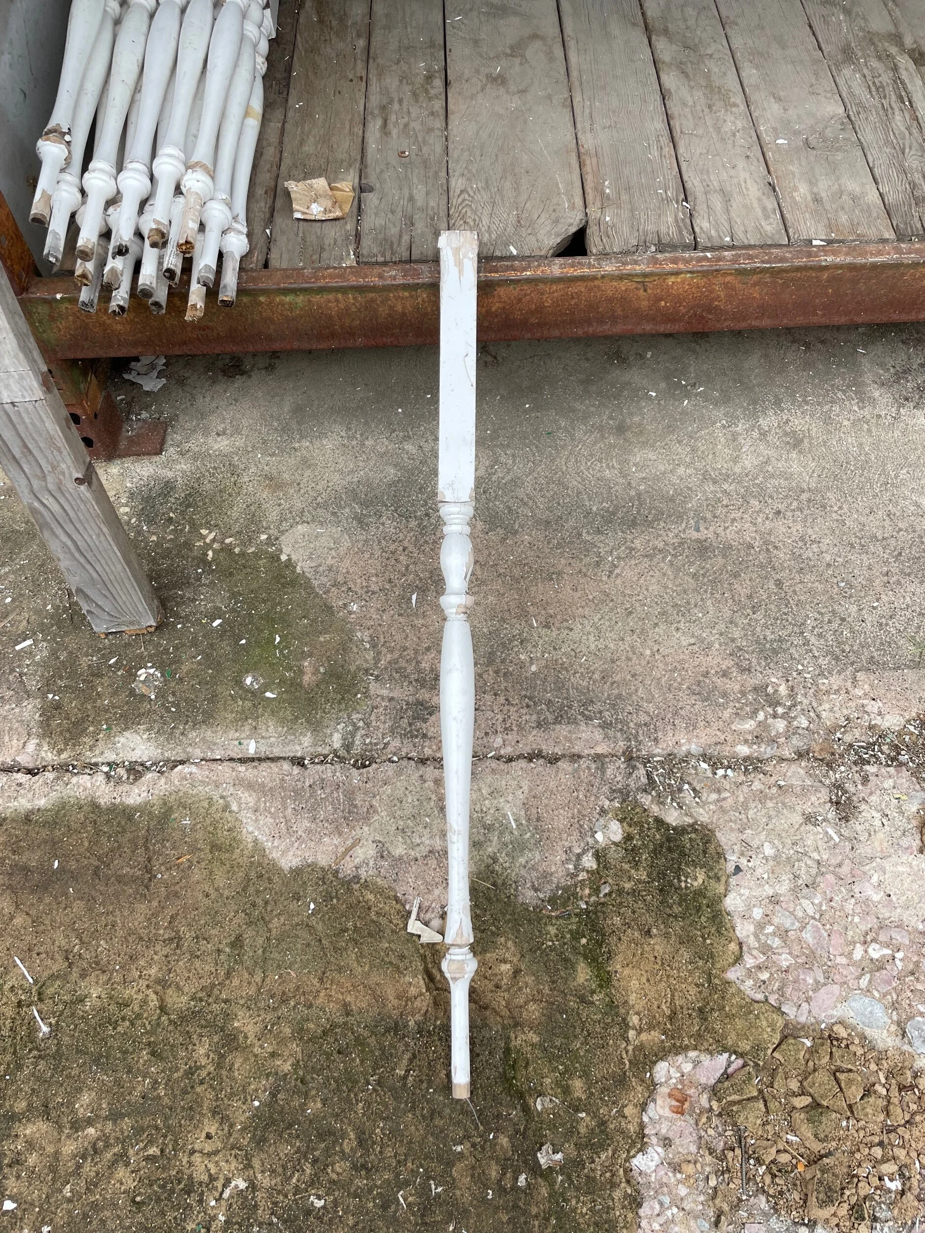Antique Long Brass Handrail — Orr-Reed
