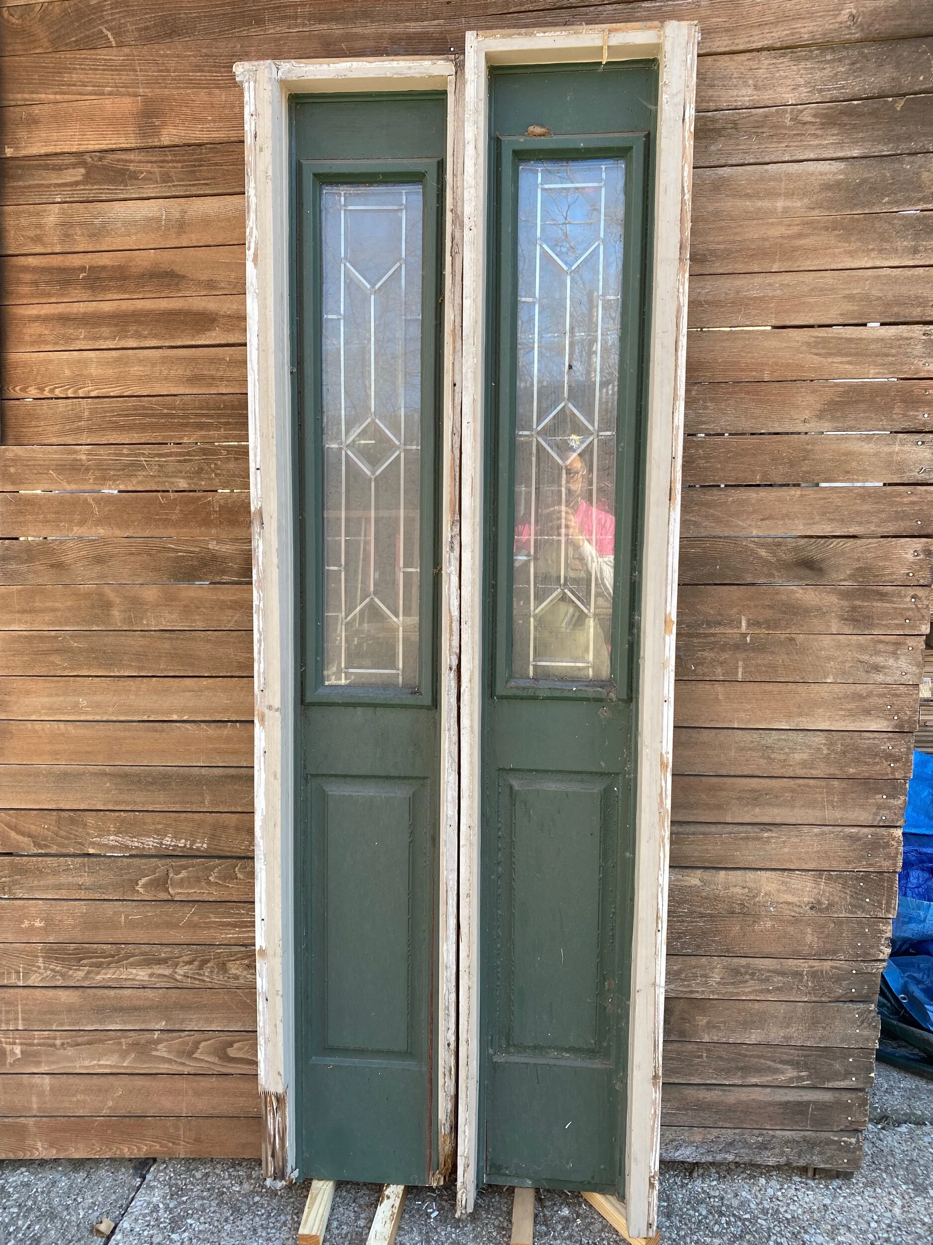 Leaded glass sidelite — Orr-Reed