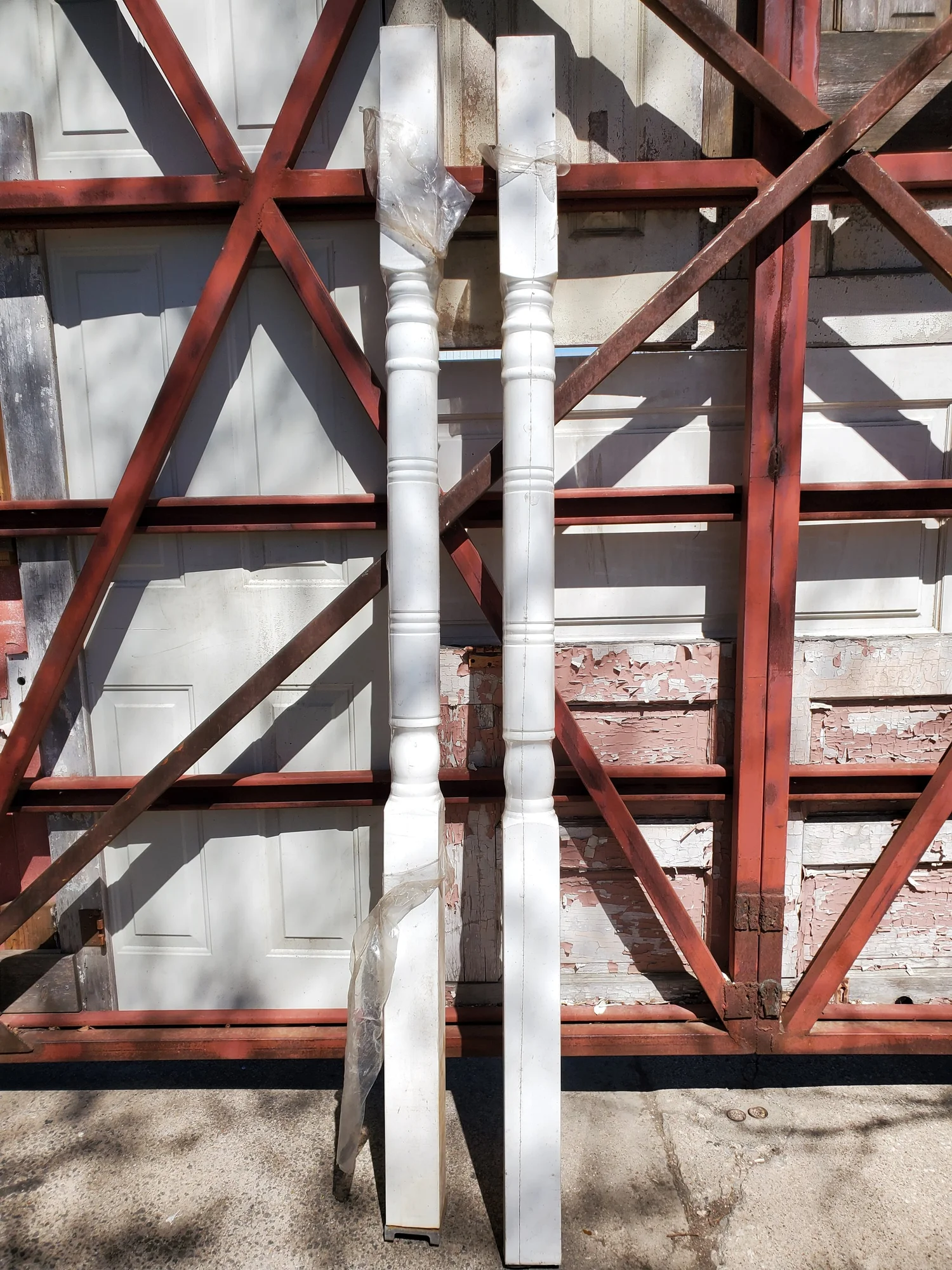 Antique Long Brass Handrail — Orr-Reed