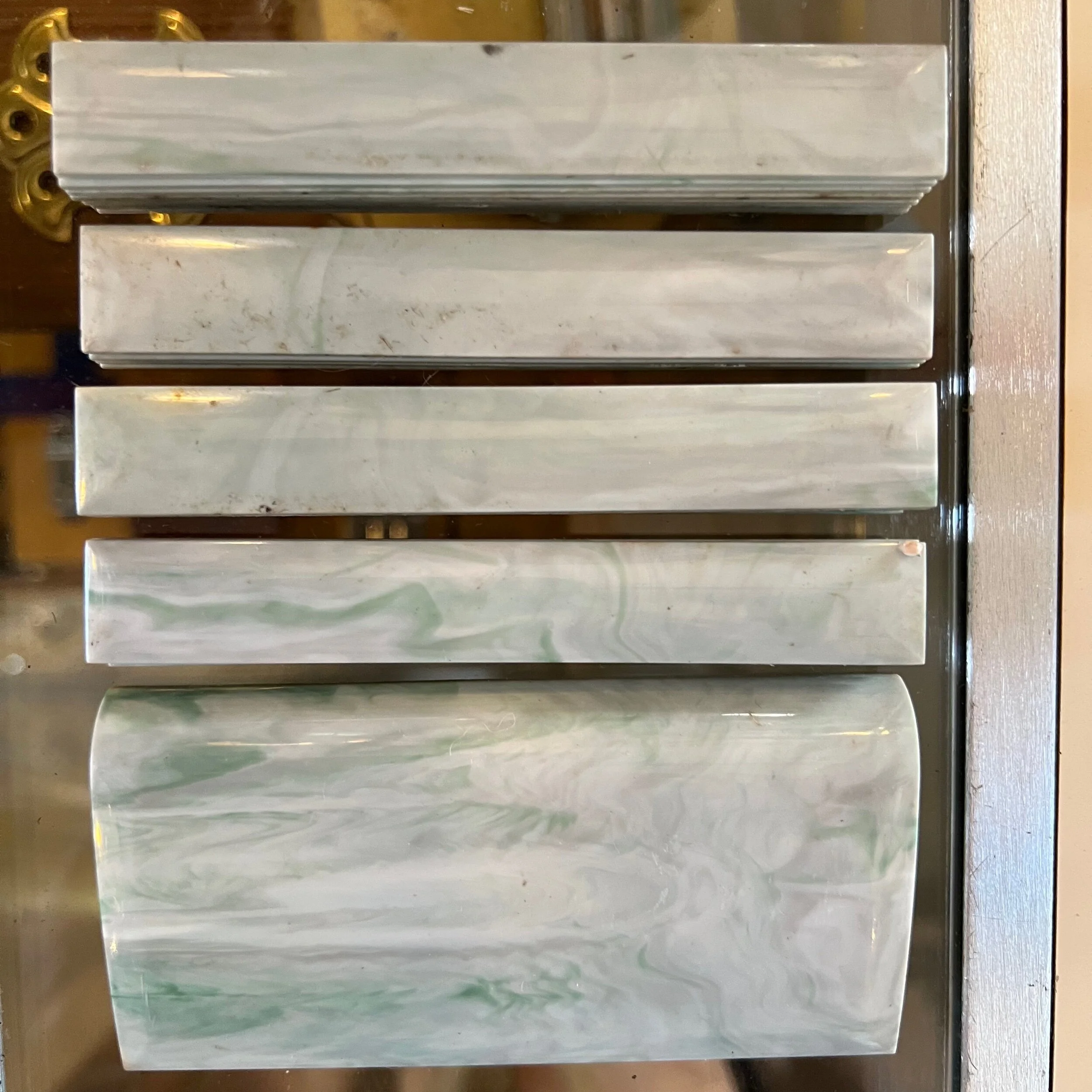 Never Installed Vintage Happy Flower Tile Backsplash — Orr-Reed