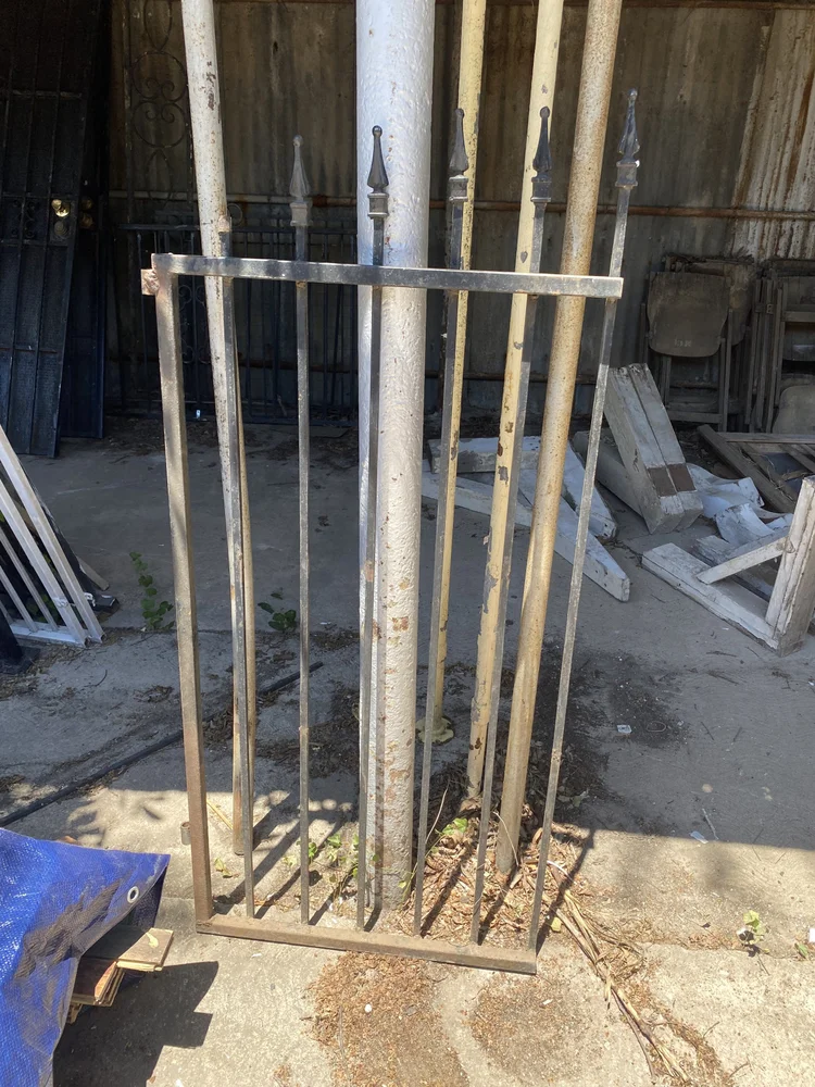 Iron Porch Posts (pair) — Orr-Reed