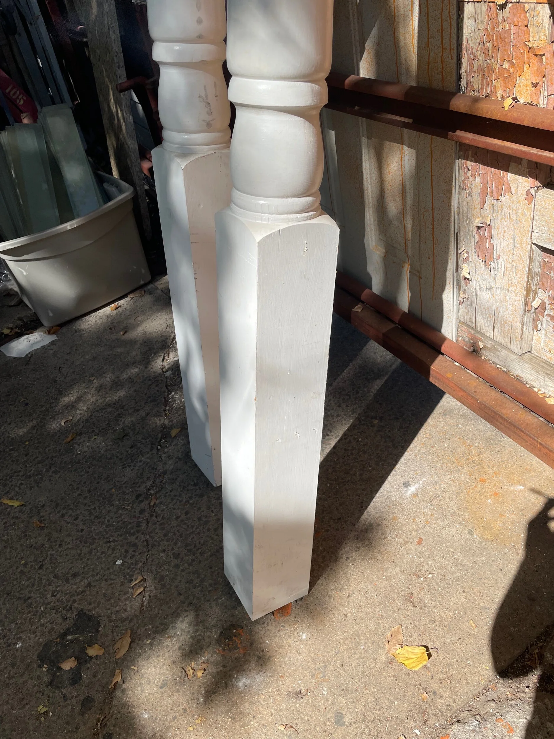 Antique Long Brass Handrail — Orr-Reed