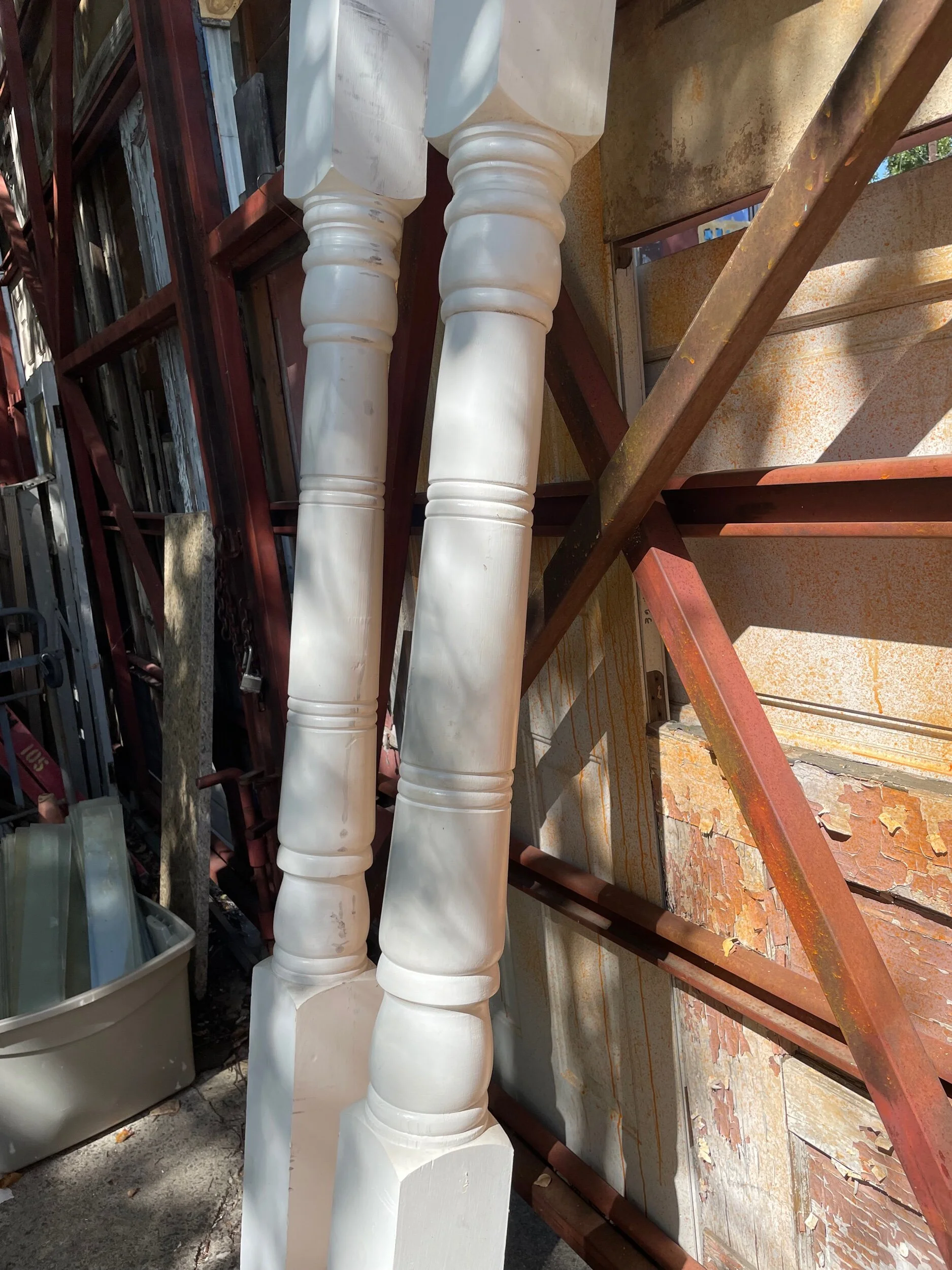 Antique Long Brass Handrail — Orr-Reed