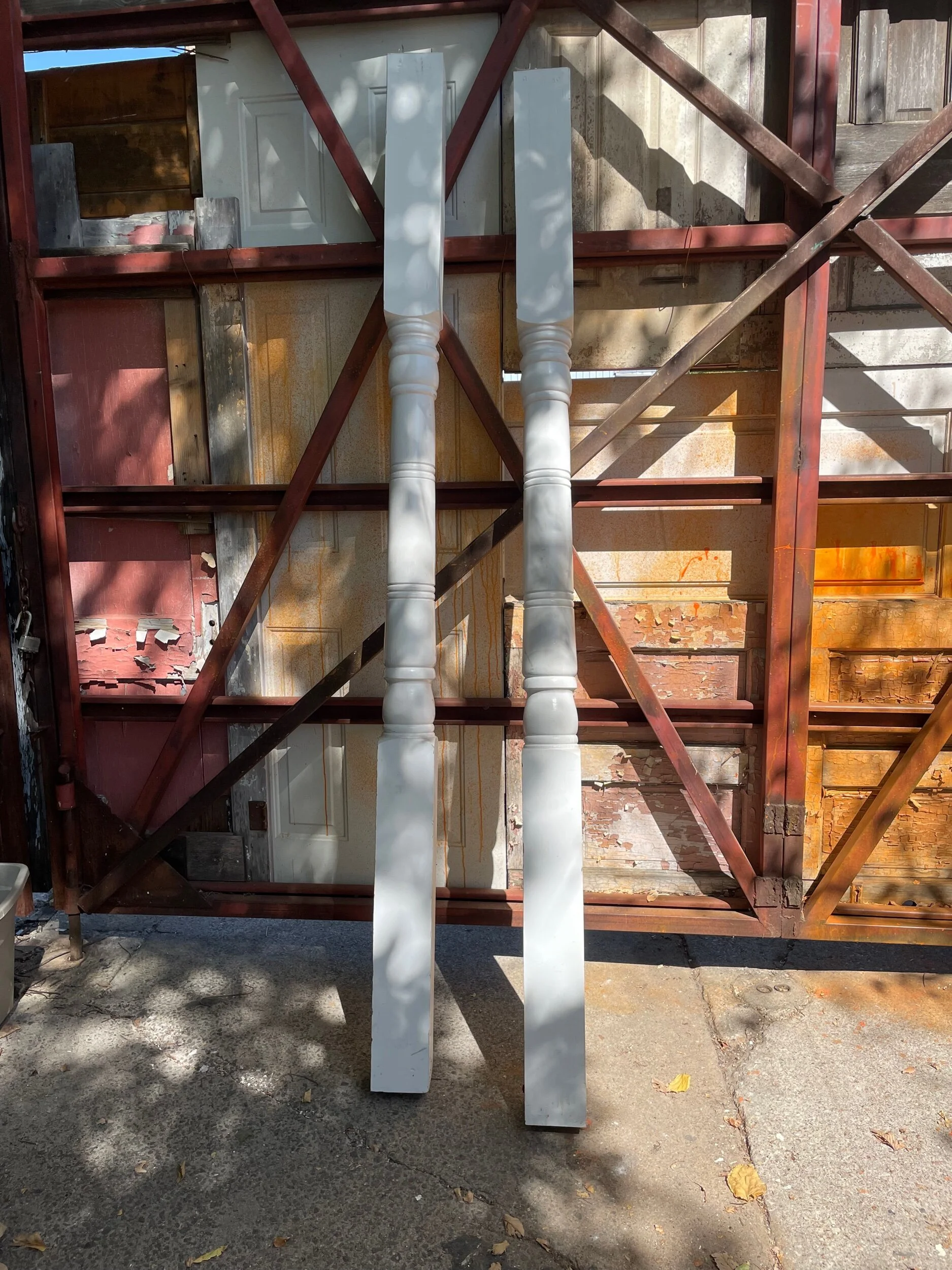 Antique Long Brass Handrail — Orr-Reed