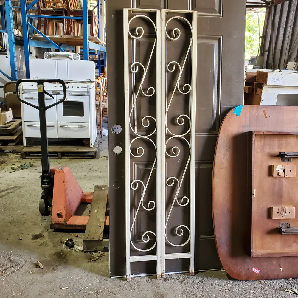 Iron Porch Posts (pair) — Orr-Reed
