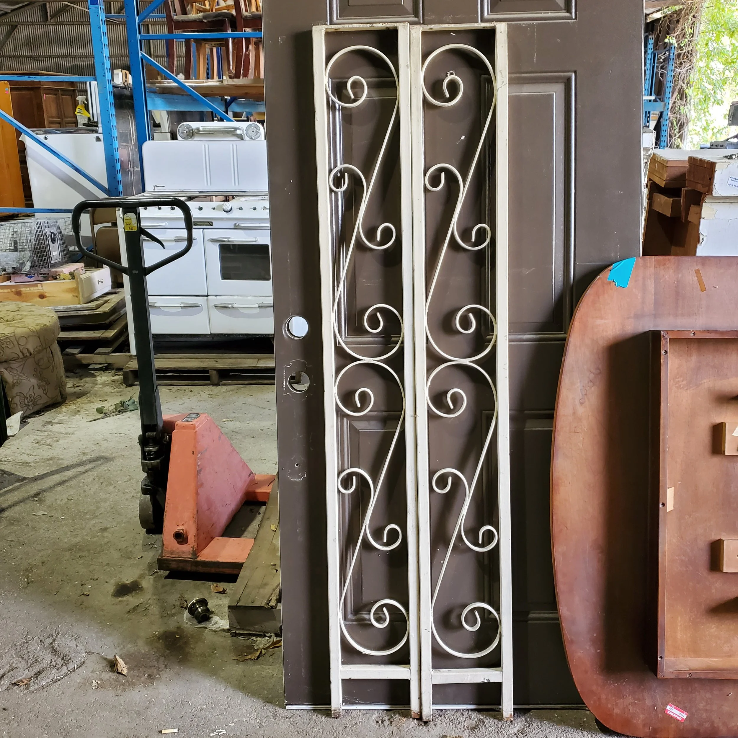 Iron Porch Posts (pair) — Orr-Reed