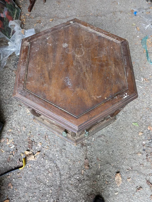 Green Drop Leaf Table — Orr-Reed