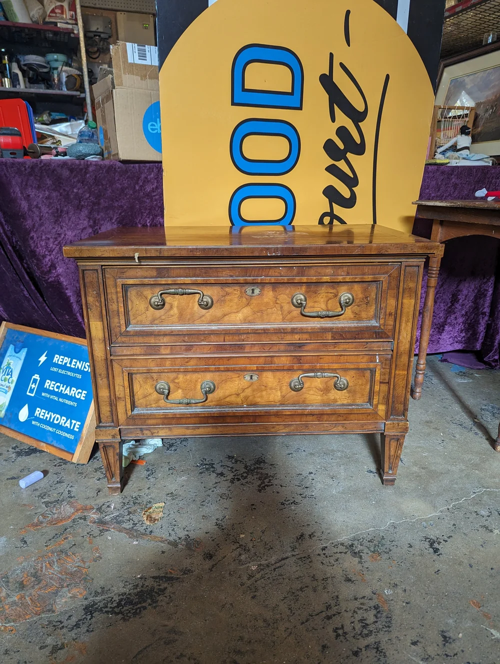 Green Drop Leaf Table — Orr-Reed