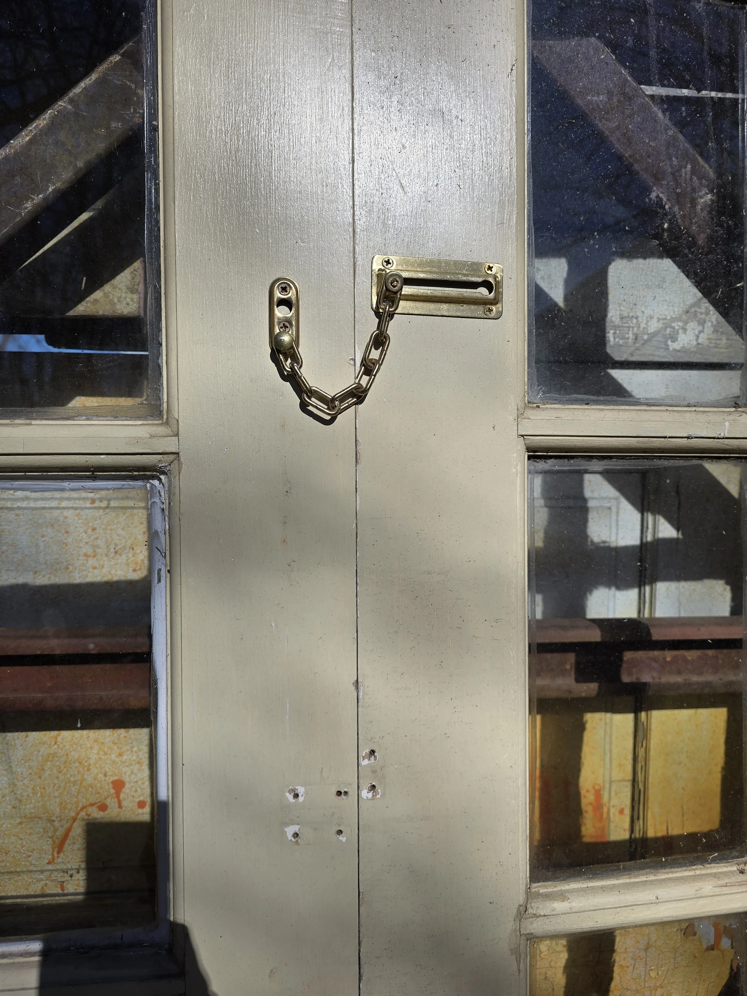 6' Wide Exterior Arched Iron Door Pair with Pattern Glass — Orr-Reed