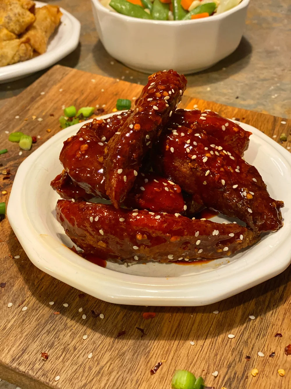 SPICY CHICKEN FRIED POTATOES — Plant-Based & Slayed