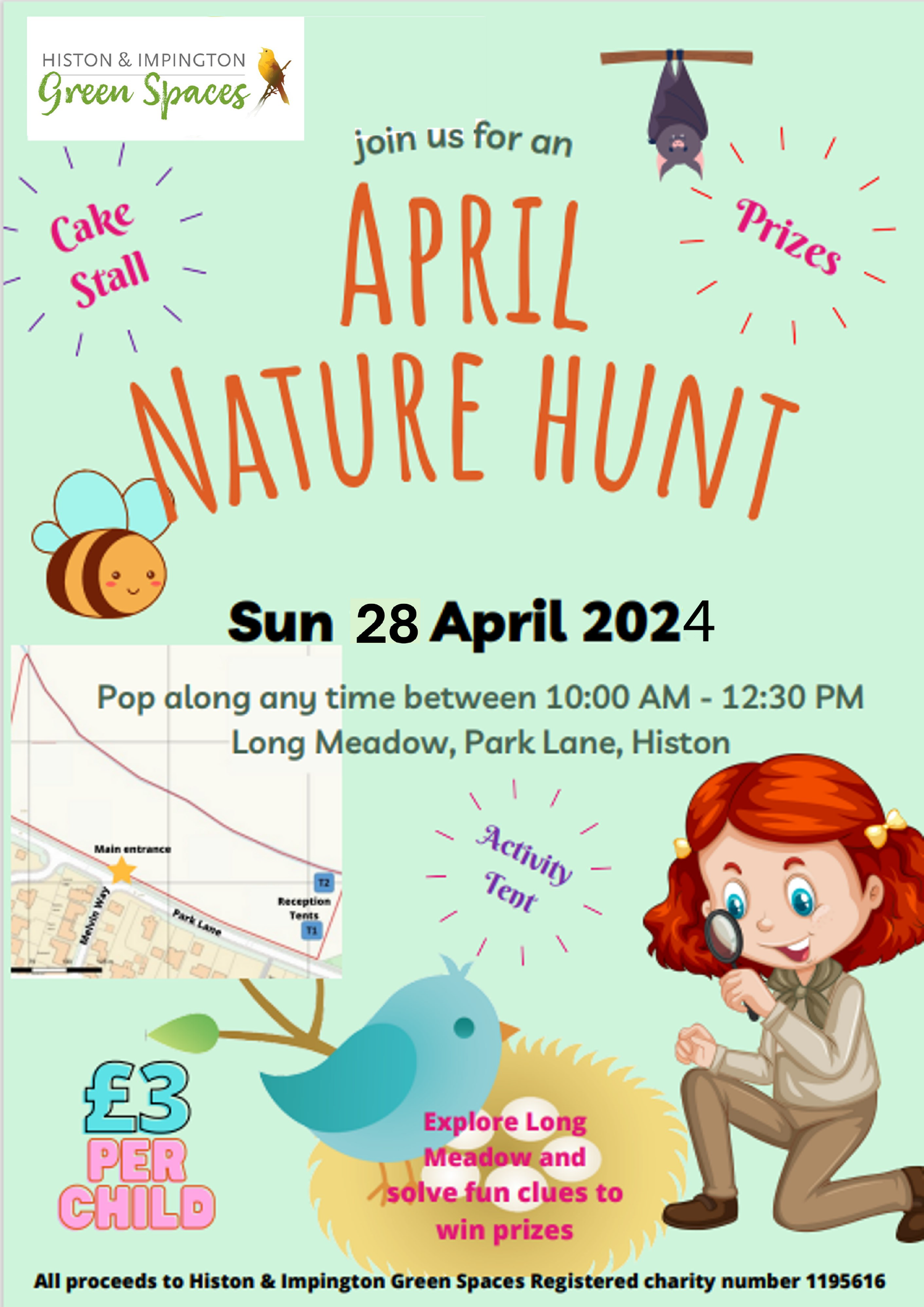 Children’s April Nature Hunt on Long Meadow — Abbey Fields - Histon and ...