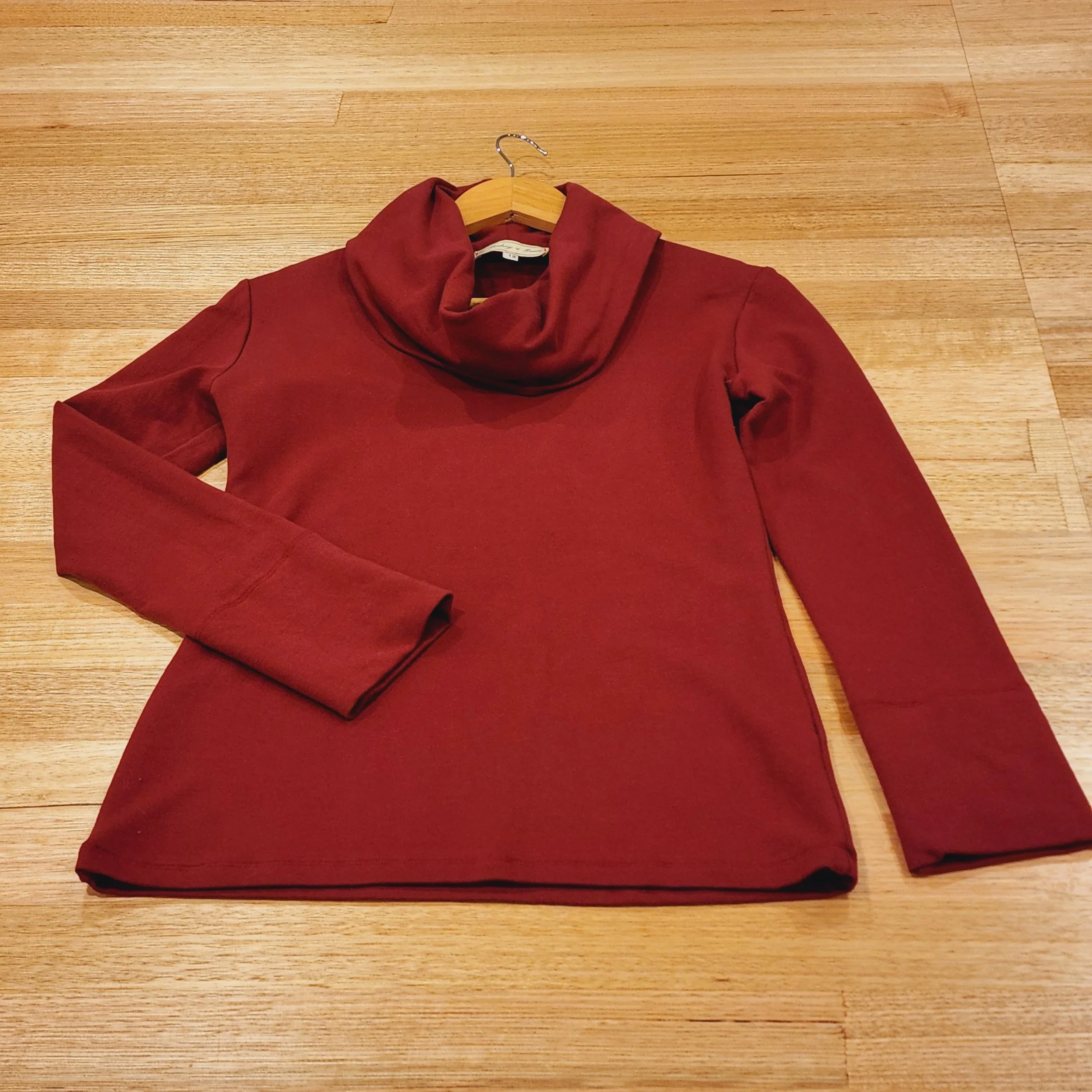 The Ruby Jumper Wine Made from Certified Organic Fabric Hand Made ...