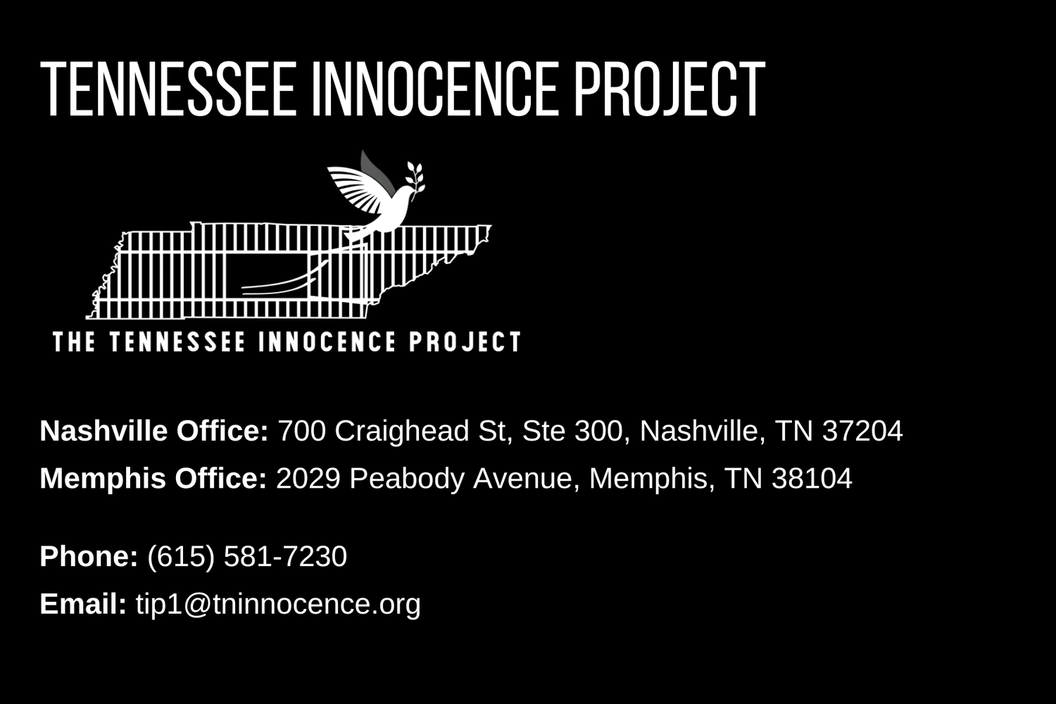 Jobs and Internships — Tennessee Innocence Project