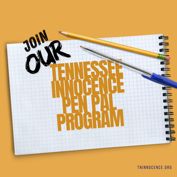 Pen Pal Program — Tennessee Innocence Project